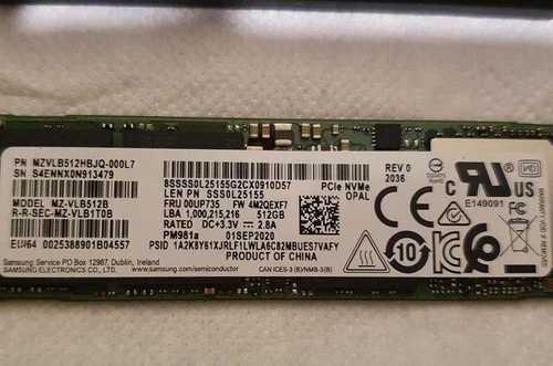 Ssd m2 nvme 500gb Samsung аналог 970 evo plus