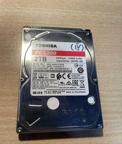 Жесткий диск Toshiba PC L200 2TB (hdwl120)