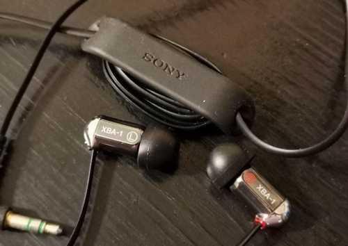 Арматурные наушники Sony XBA-1