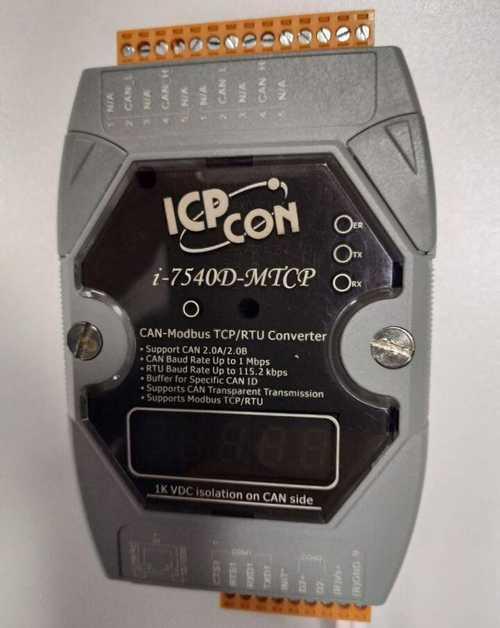 Преобразователь CAN в Ethernet ICP DAS I-7540D