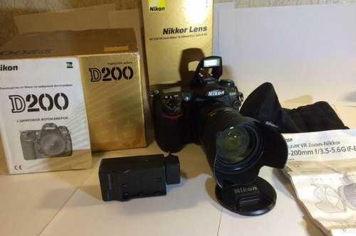 Nikon D200+AF-S DX VR Nikkor 18-200 f3:5-5,6 IF ED