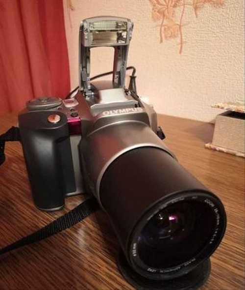 Пленочный фотоаппарат olympus IS300+converter 1.9x