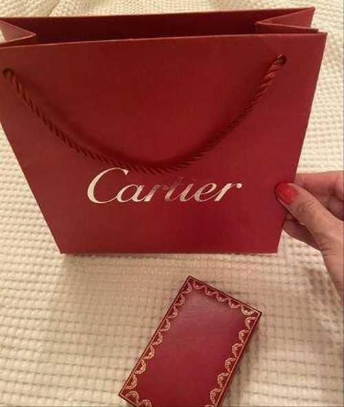 Коробка и пакет Cartier