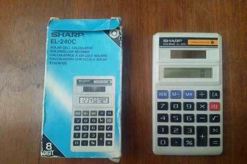 Калькулятор sharp EL-240C