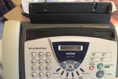 Факс brother fax-t104