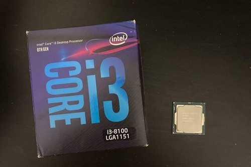Процессор i3 8100 3,6 ghz