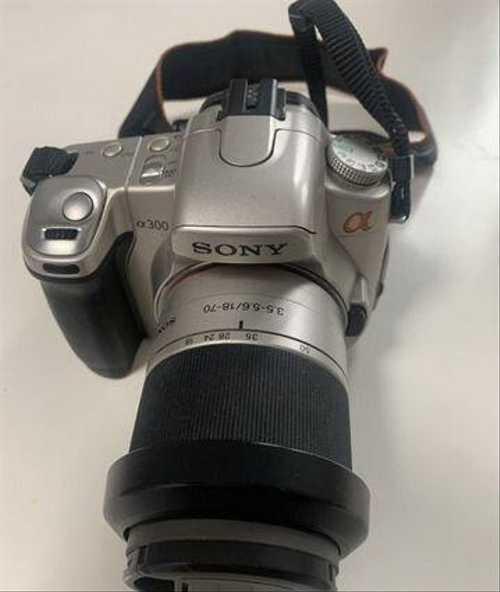 Зеркальный фотоаппарат Sony A300 kit 18-55