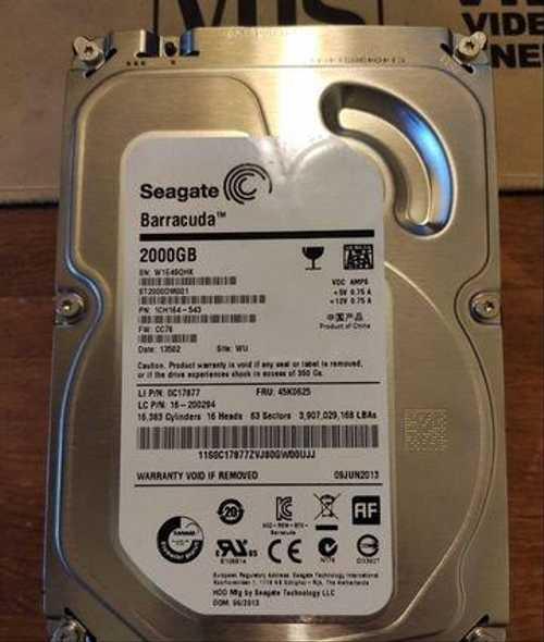 Жесткий диск 2тб 2tb seagate barracuda