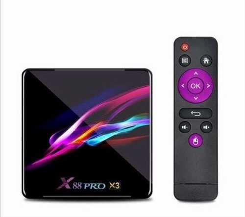 Андроид TV приставка X88 Pro s905X3 4Gb/64Gb