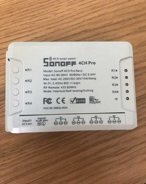 Sonoff 4ch pro rev2