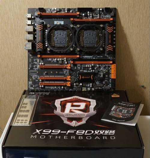 '' Новая huananzhi X99 F8D dual socket 2011-3 DDR4