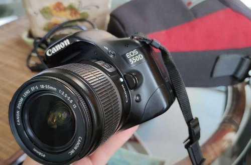 Зеркальный фотоаппарат canon d550