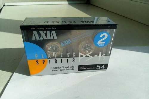 Две аудиокассеты новые запечатанные axia по 54 min