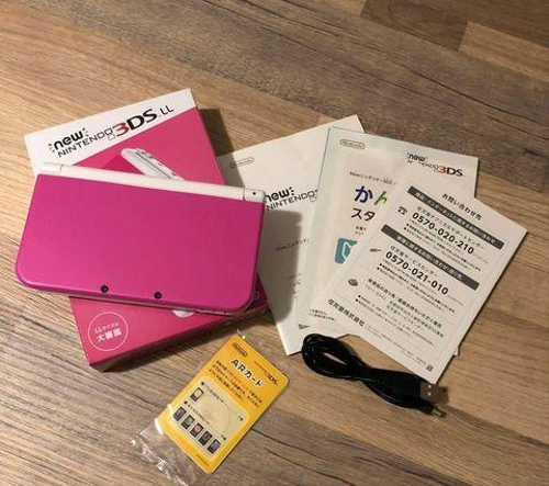 New Nintendo 3DS XL Pink - White