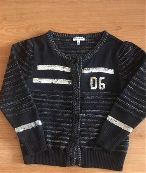 Кофта детская D&G цвет темно-синий 130см