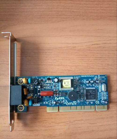 Модем zyxel omni 56k pci plus