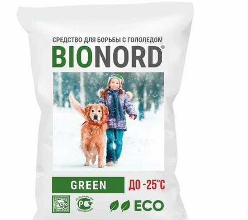 Противогололедный реагент bionord green 23кг