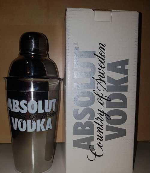 Шейкер для коктейлей «Absolut» в п/у