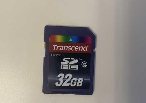 SD HC Transcend 10 32gb