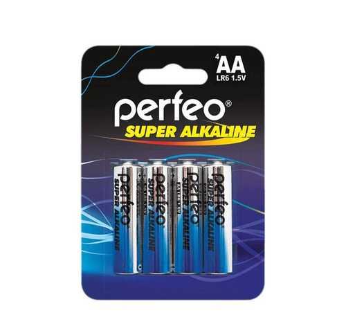 Батарейка Perfeo AA (LR6) Super Alkaline 4 шт