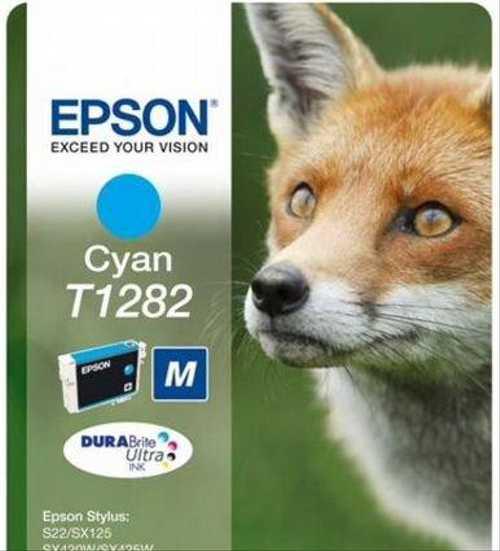 Картридж Epson T1282 C13T12824012 Cyan