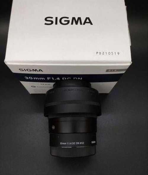 Sigma 30mm f/1.4 sony