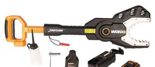 Безопасная аккумуляторная пила worx JawSaw WG329E