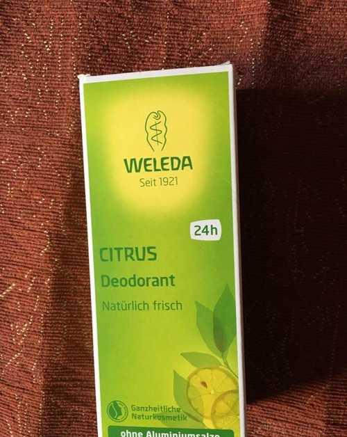 Дезодорант Weleda цитрус.Запечатанный