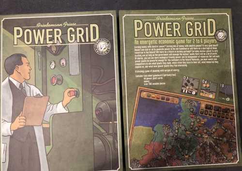 Новая Настольная игра Power Grid Энергосеть англий
