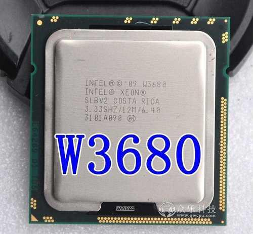 Intel xeon w3680 6 ядер Socket 1366
