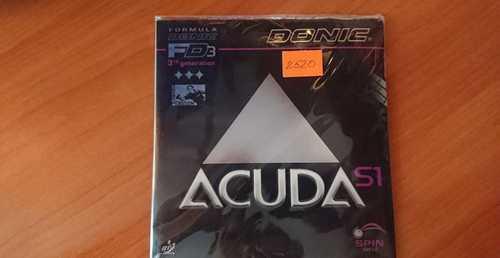 Накладка чёрная donic acuda S1 (MAX)