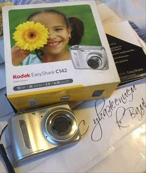 Mini фотоаппарат kodak easyshare c142