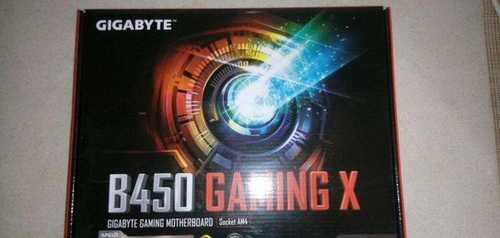 Материнская плата gigabyte B450 Gaming X