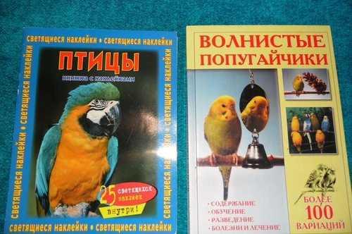 Книги птицы и волнистые попугайчики