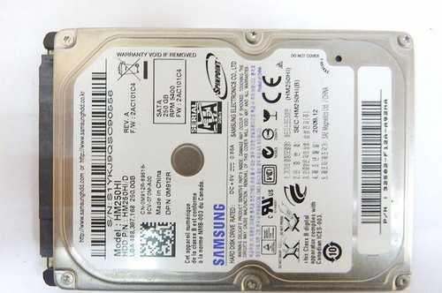 Жесткий диск 250gb samsung HM250HI HM250HI/D