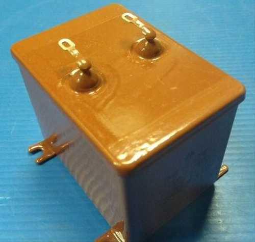 Омбг-2 10мкФ 400в конденсаторы бумажные (лот 6шт)