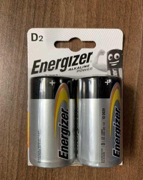 Отличные батарейки Energizer тип D Редактировать