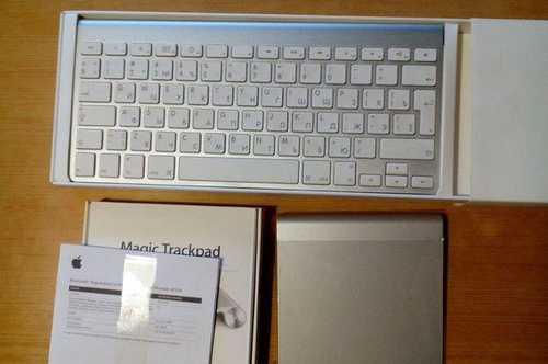 Клавиатура Apple А1314 + Apple magic trackpad