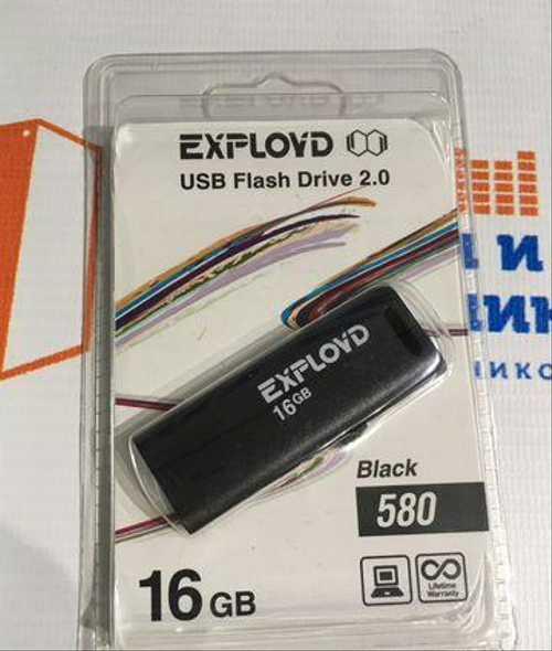 Флешка exployd 580 16GB черная