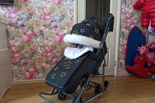 Санки-коляска pikate limited edition