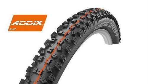 Велосипедная покрышка Schwalbe 29x2.35 hans dampf addix soft Super Gravity, TL Easy, E-25