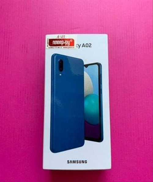 Samsung Galaxy A02 синий