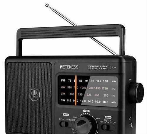Переносной радиоприемник с блютуз Retekess TR626