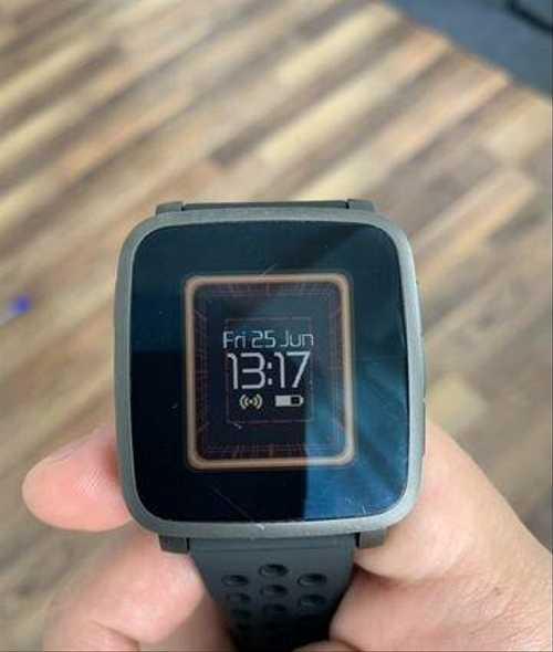 Pebble Time Steel Black