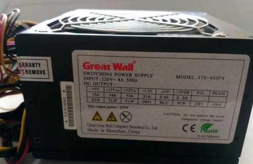 Блок питания GreatWall Hopely ATX-450P4 450Вт