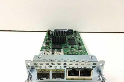 Модуль cisco NIM-2GE-CU-SFP 2-port GE WAN NIM