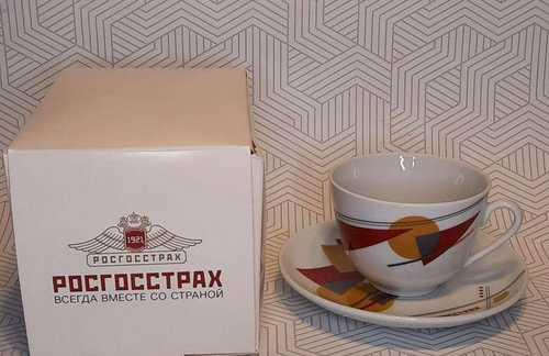Чашка с блюдцем Росгосстрах