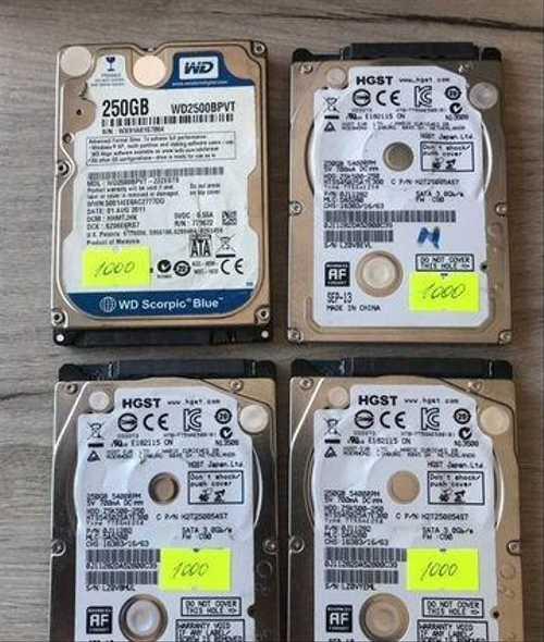 HDD 2.5 разные