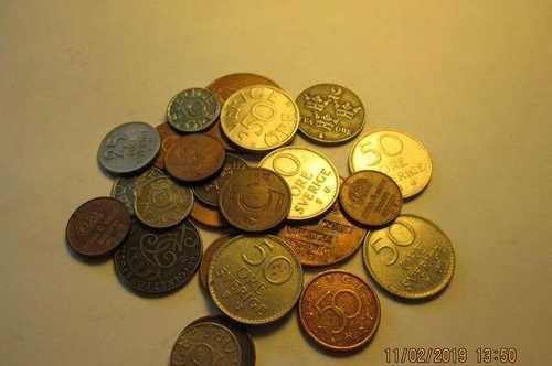 Монеты Швеции (обмен)