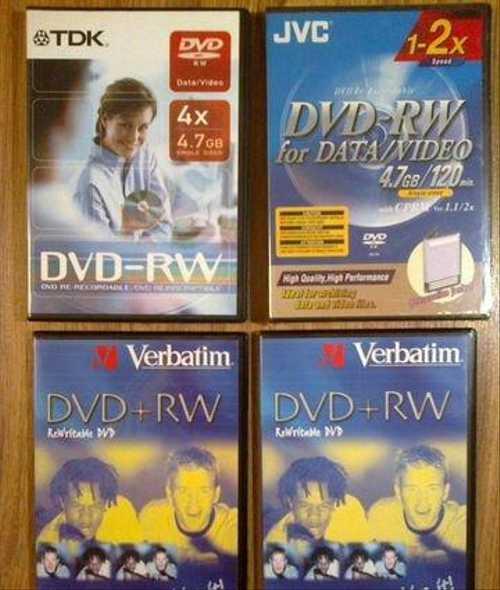 Перезаписывающие болванки DVD-RW